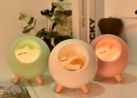 China Rechargeable Night Light With Bluetooth Speaker Dimmable Led Moon Pet Cat for sale