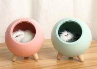 China Rechargeable Night Light With Bluetooth Speaker Dimmable Led Moon Pet Cat for sale
