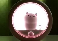 China 800Mah Adorable Multicolor Changing Integrated Led Rechargeable Silicone Night Light for sale