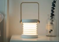 China 1200mAh Lampshade Rechargeable Night Lamp Led Folding Retractable Camping Usb for sale