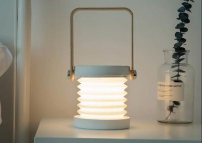 China 1200mAh Lampshade Rechargeable Night Lamp Led Folding Retractable Camping Usb for sale
