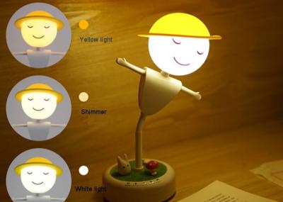China LED Scarecrow Rotatable Rechargeable Night Lamp Bluetooth Speaker BAS for sale