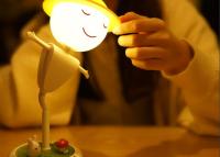 China LED Scarecrow Rotatable Rechargeable Night Lamp Bluetooth Speaker BAS for sale
