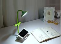 China Sunflower 1200mA Rechargeable Reading Lamp USB Led Phone Suction 3W for sale