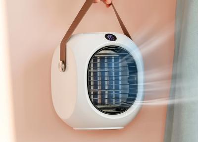 China Mist Instantaneous Rechargeable Air Cooling Fan , 4000mAh Usb Air Conditioner Fan Led for sale