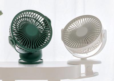 China 3Hrs ABS Rotatable USB Clip Fans Circular Portable Desktop Home Rechargeable for sale