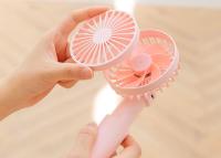 China 1200mAh ROHS KC Handheld Usb Fan , 7H Office Desk Fan Usb for sale