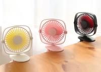 China 2000MAH Rotatable Handy USB Fan Mini Portable USB Air Cooling Atomizing for sale