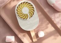 China Cute Ice Cream Handy USB Fan Second Gear Wind Portable USB Rechargeable 800MAh for sale