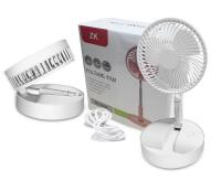 China 18650 Lithium Stand Stretchable Handy USB Fan Rechargeable Folding Refreshing Wind for sale