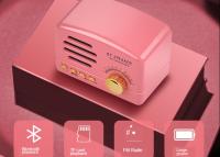 China TWS Handmade 0.3KG Bass Mini Portable Bluetooth Speaker Retro BT Wireless 1200Mah for sale