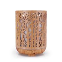 China 300ML Forest Wood Grain Essential Oil Aroma Diffuser For Home Office Room for sale
