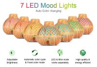 China 400ml RC Wood Aroma Diffuser Essential Oil Home Office 50ml/h Everlasting Comfort for sale