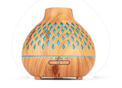 China 400ml RC Wood Aroma Diffuser Essential Oil Home Office 50ml/h Everlasting Comfort for sale