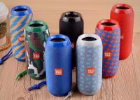 China Cylindrical Bass Diaphragms Mini Portable Bluetooth Speaker Waterproof Radio FM WMA for sale