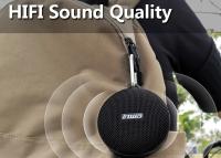 China 750mah IPX7 Subwoofer Speaker Set Waterproof Zinc Alloy Mini Bluetooth Fm Radio for sale