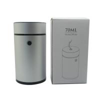 China 70ml 40dB Car Aroma Diffuser Aluminum Alloy Ultrasonic Mini USB Cool Mist for sale