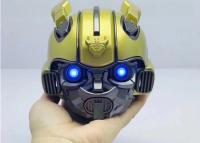 China Bumblebee Helmet Dual Diaphragm Mini Wireless Speaker Bluetooth Subwoofer 65dB for sale