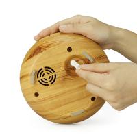 China 400ml Hollow Wood Aroma Diffuser Essential Oil Mini Usb Ultrasonic 485g for sale