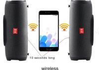 China 10W 1200mah Mini Portable Bluetooth Speaker Dual Subwoofer Stereo 75dB for sale