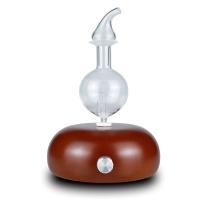 China Vintage Glass Wood Grain Nebulizing Aromatherapy Diffuser Essential Oil  Scent for sale