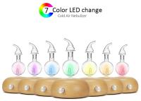China Vintage Glass Wood Grain Nebulizing Aromatherapy Diffuser Essential Oil  Scent for sale