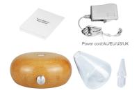 China Waterless 705g Wood Aroma Diffuser Ultrasonic Glass Essential Oil 10ml for sale