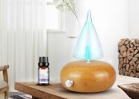 China Waterless 705g Wood Aroma Diffuser Ultrasonic Glass Essential Oil 10ml for sale