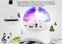China Stage Disco Irradiation Mini Portable Bluetooth Speaker LED Lighting Crystal Ball for sale