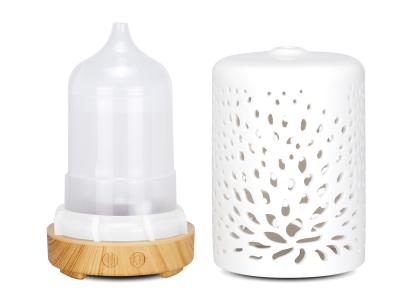 China Handy 4h Ultrasonic Mist Humidifier Ceramic Essential Oil Aroma Mini 20ml/h for sale