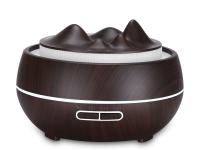 China 400ML 570g Ultrasonic Essential Oil Diffuser Wood Grain Light Wood for sale