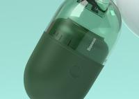 China 4w Crumbs Desktop Vacuum Cleaner MiNi Kids Handhold Cordless Rubber Capsule for sale