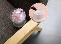 China 100ml Usb Aroma Essential Oil Diffuser , 35ml/h 455G Flower Led Ultrasonic Diffuser for sale
