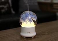 China 100ml Usb Aroma Essential Oil Diffuser , 35ml/h 455G Flower Led Ultrasonic Diffuser for sale