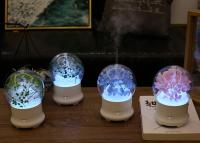 China 100ml Usb Aroma Essential Oil Diffuser , 35ml/h 455G Flower Led Ultrasonic Diffuser for sale