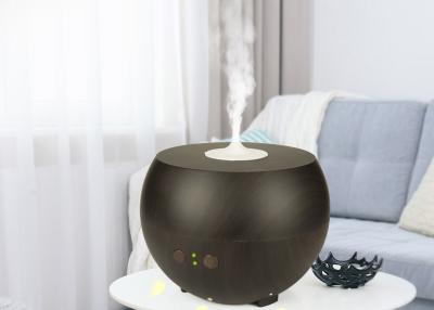 China 600ml 35dB Ultrasonic Essential Oil Diffuser Dark Wood Office 30ml/H Air Aroma for sale