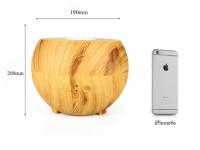 China 600ml 35dB Ultrasonic Essential Oil Diffuser Dark Wood Office 30ml/H Air Aroma for sale