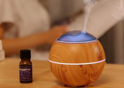 China 100ML Wood Grain Mountain View Essential Oil Diffuser Humidifier For Office Home Yoga Spa for sale