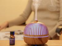 China 0.18L 19kg Home Aroma Diffuser LED Ultrasonic Essential Oil ABS Air Humidify for sale