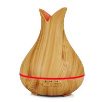 China 150ml 35dB Ultrasonic Essential Oil Diffuser Wood Grain Flower Aroma 35ml/h for sale