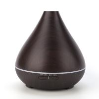 China Wood Grain Volcanic Ultrasonic Aromatherapy Oil Diffuser , Spa Mist Wood Grain Diffuser for sale