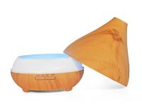 China Wood Grain Volcanic Ultrasonic Aromatherapy Oil Diffuser , Spa Mist Wood Grain Diffuser for sale