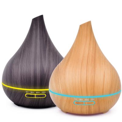 China 400ml 35ml/h Ultrasonic Essential Oil Diffuser Wood Grain for sale