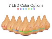 China 400ml 35ml/h Ultrasonic Essential Oil Diffuser Wood Grain for sale