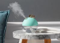 China 320ML Cute Mini Portable Ultrasonic Colorful LED Pink Crown Air Humidifier for sale