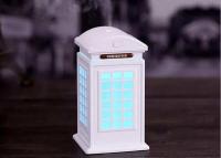 China 300ml LED Creative Vintage British Phone Booth Ultrasonic USB Air Humidifier for sale