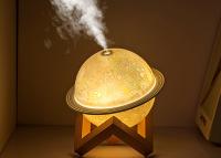 China USB Cool Mist Ultrasonic Planet Air Humidifier With Soft Warm Light for sale