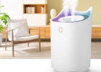 China 3L Dual Nozzles Cool Mist Air Humidifier , 210ml/H LED Led Air Humidifier for sale