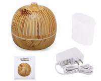 China 180ML Ceramic Ultrasonic Aroma Humidifier Household LED USB Wood Aromatherapy for sale