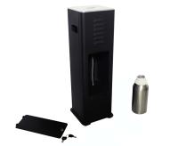 China Benchtop 14W Aroma Diffuser Machine LED Display Fan Essential Oil 0.5L for sale
